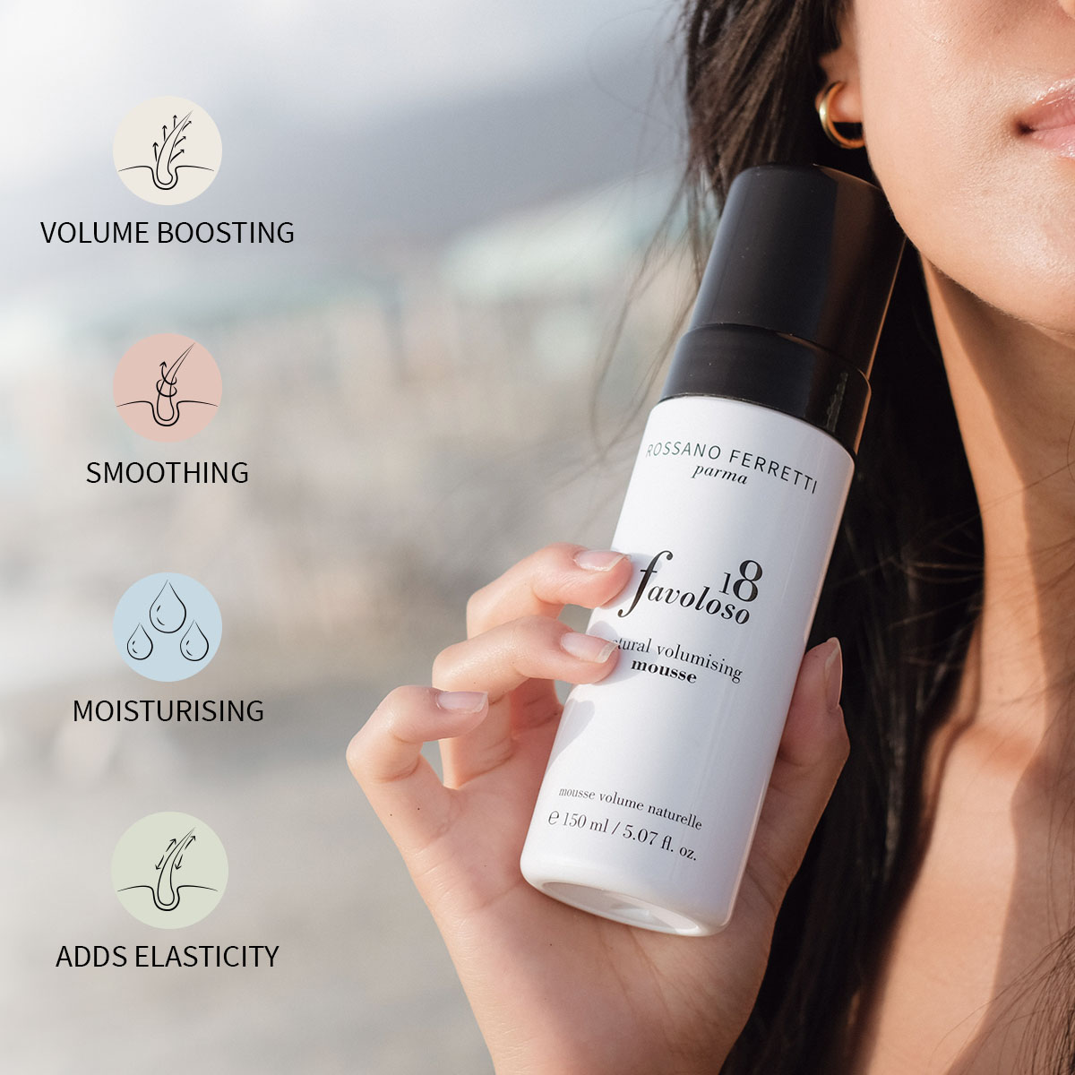 Favoloso Hair Volumising Mousse - 150ml | Rossano Ferretti Parma