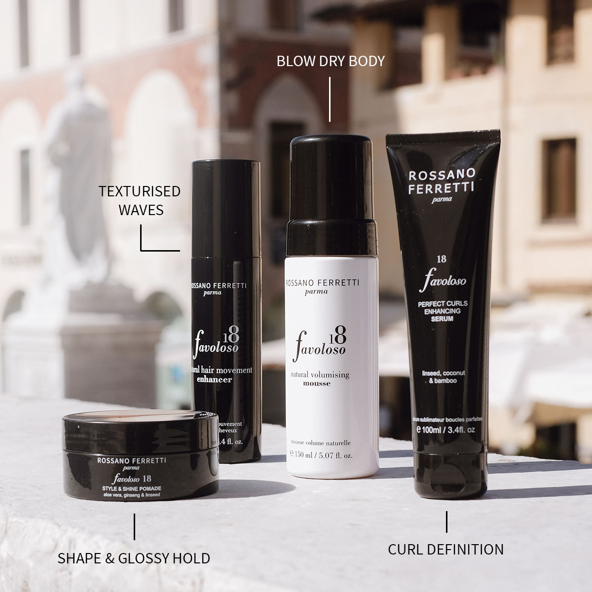 Favoloso Hair Volumising Mousse - 150ml | Rossano Ferretti Parma